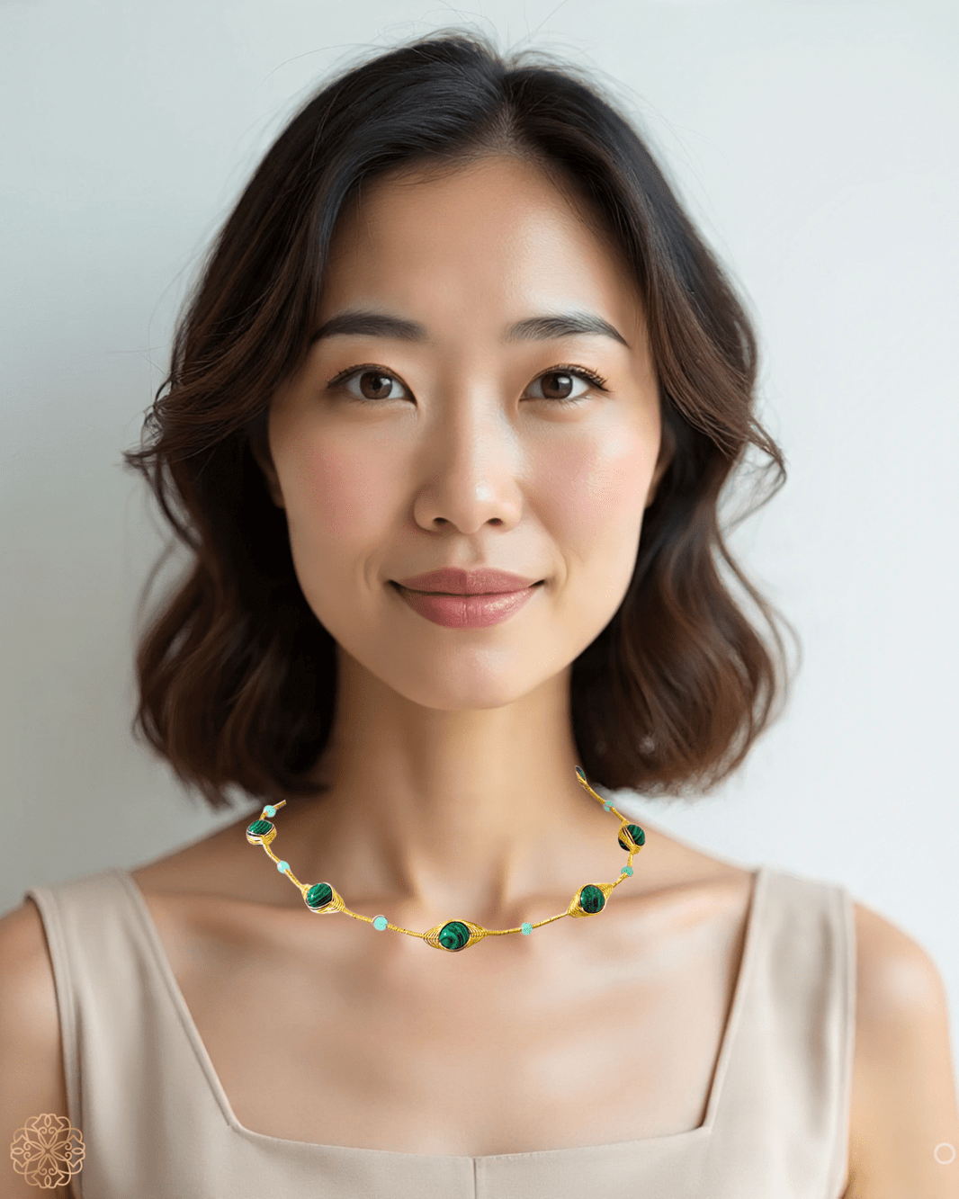 Beaded gemstone choker necklace that add a pop of color - Sundara Joon