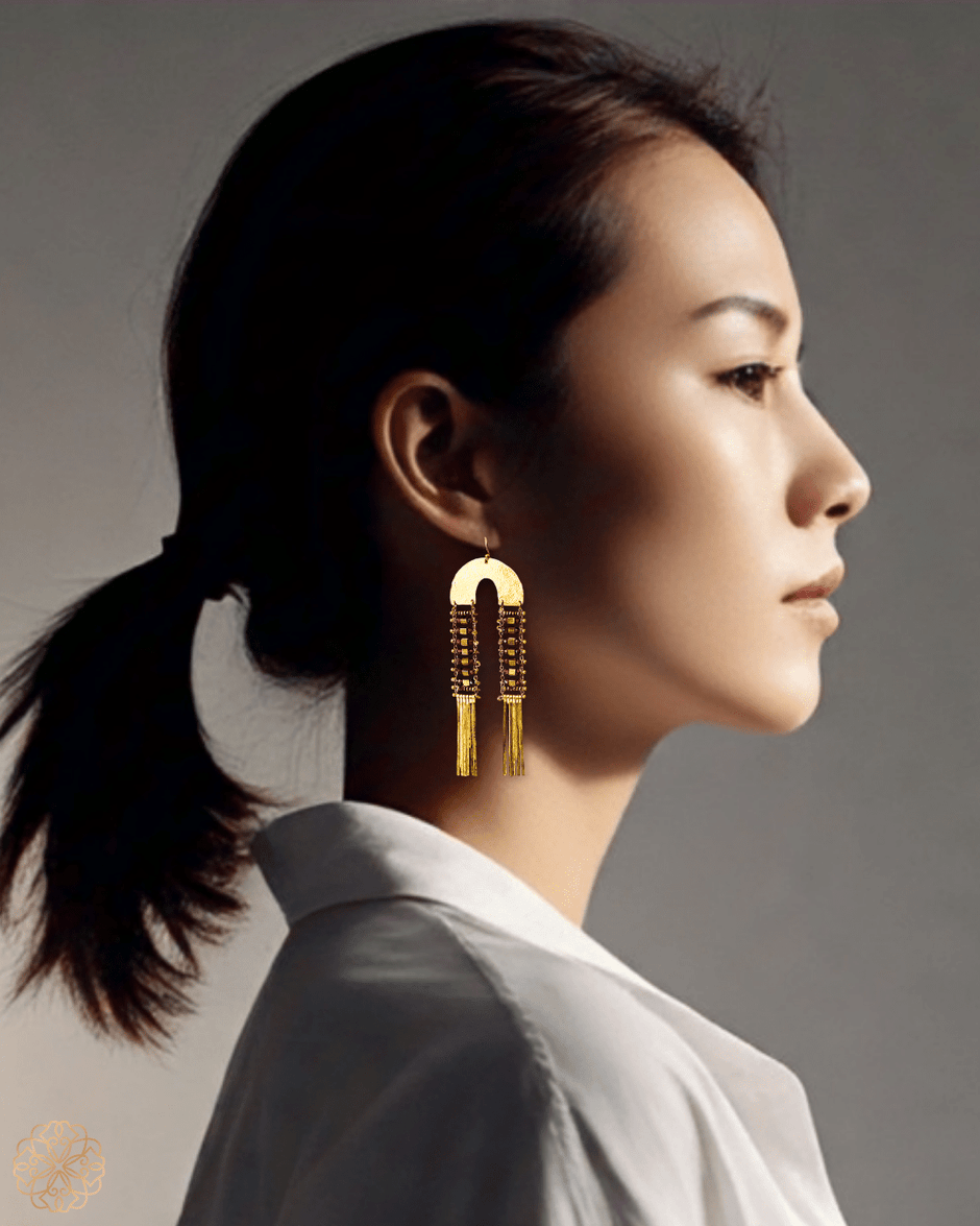 Beaded ladder earrings that sparkle at your ears - Sundara Joon