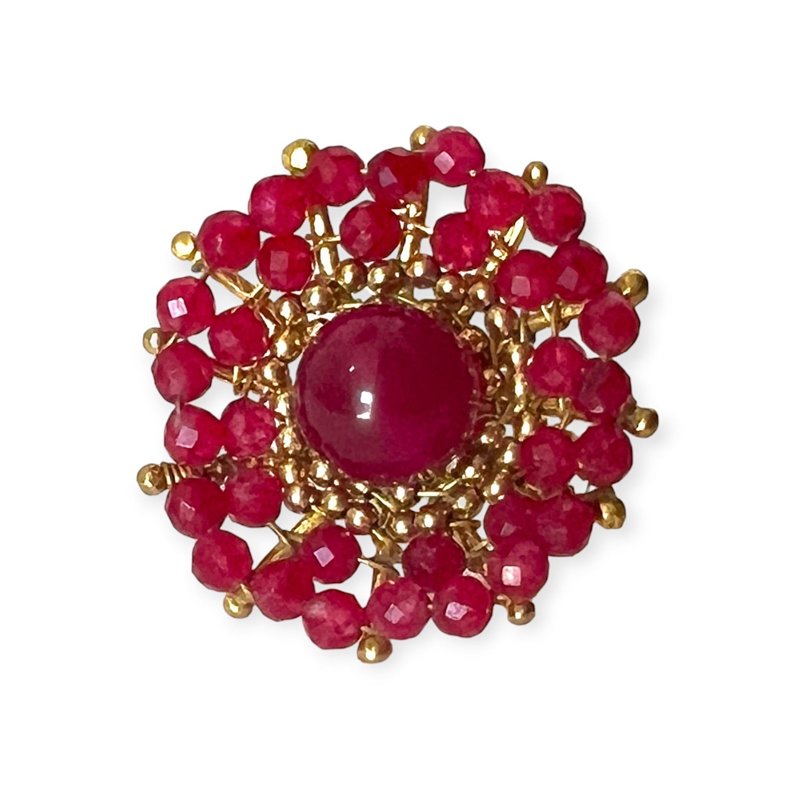 Colorful floral pattern ring for something special - Sundara Joon