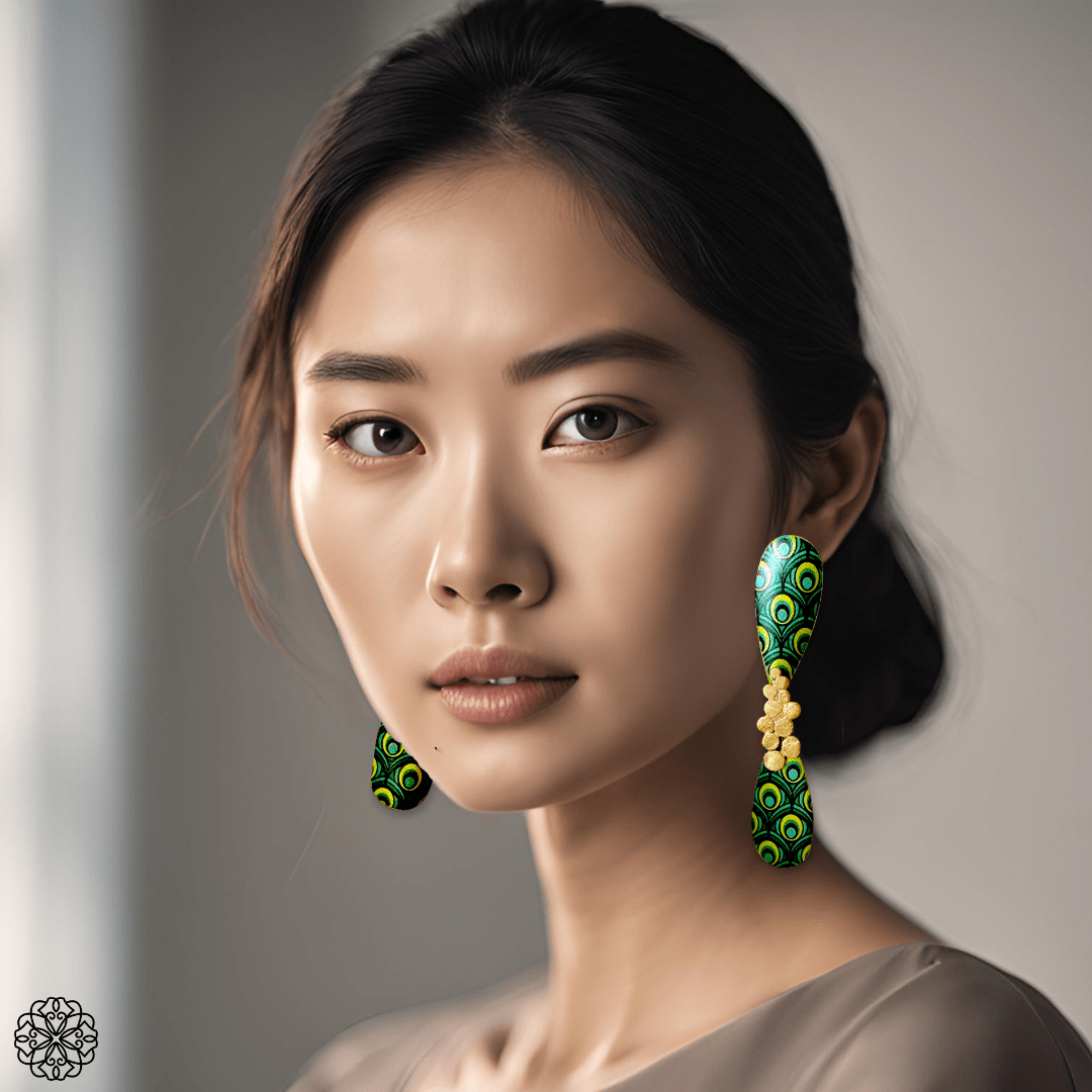 Sophisticated asymmetric drop earrings - Sundara Joon