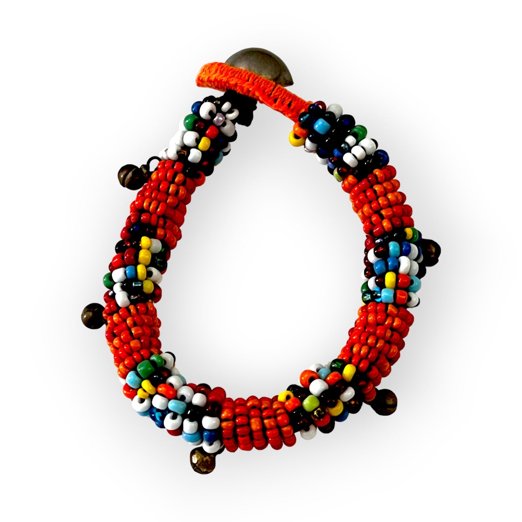 Bold beaded colorful tribal bracelet make a statement - Sundara Joon