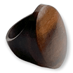 Natural wooden statement ring in a simple design - Sundara Joon